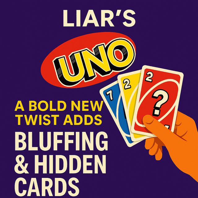 Liar’s UNO: Mattel Adds Bluffing & Hidden Cards to the Classic UNO Game ...